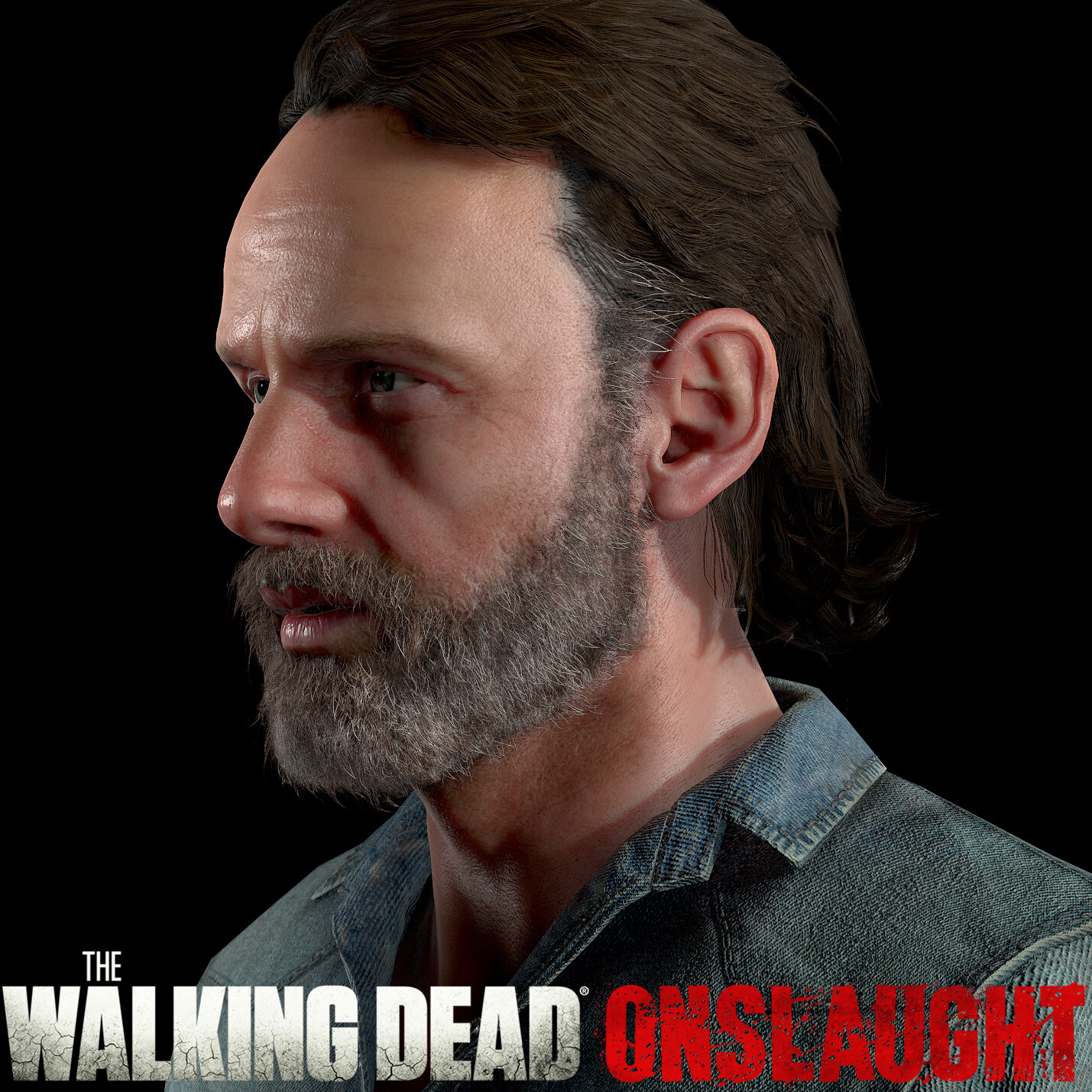 ArtStation - Rick Grimes - The Walking Dead Onslaught