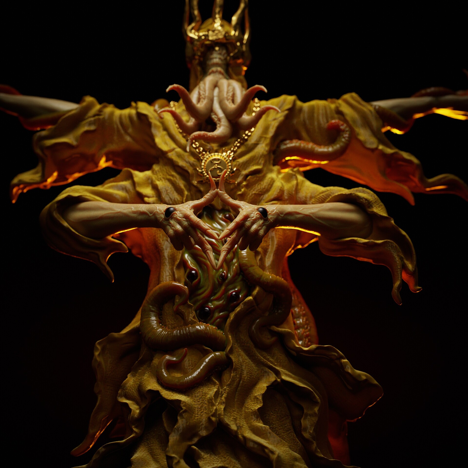 ArtStation - Hastur - The King in Yellow
