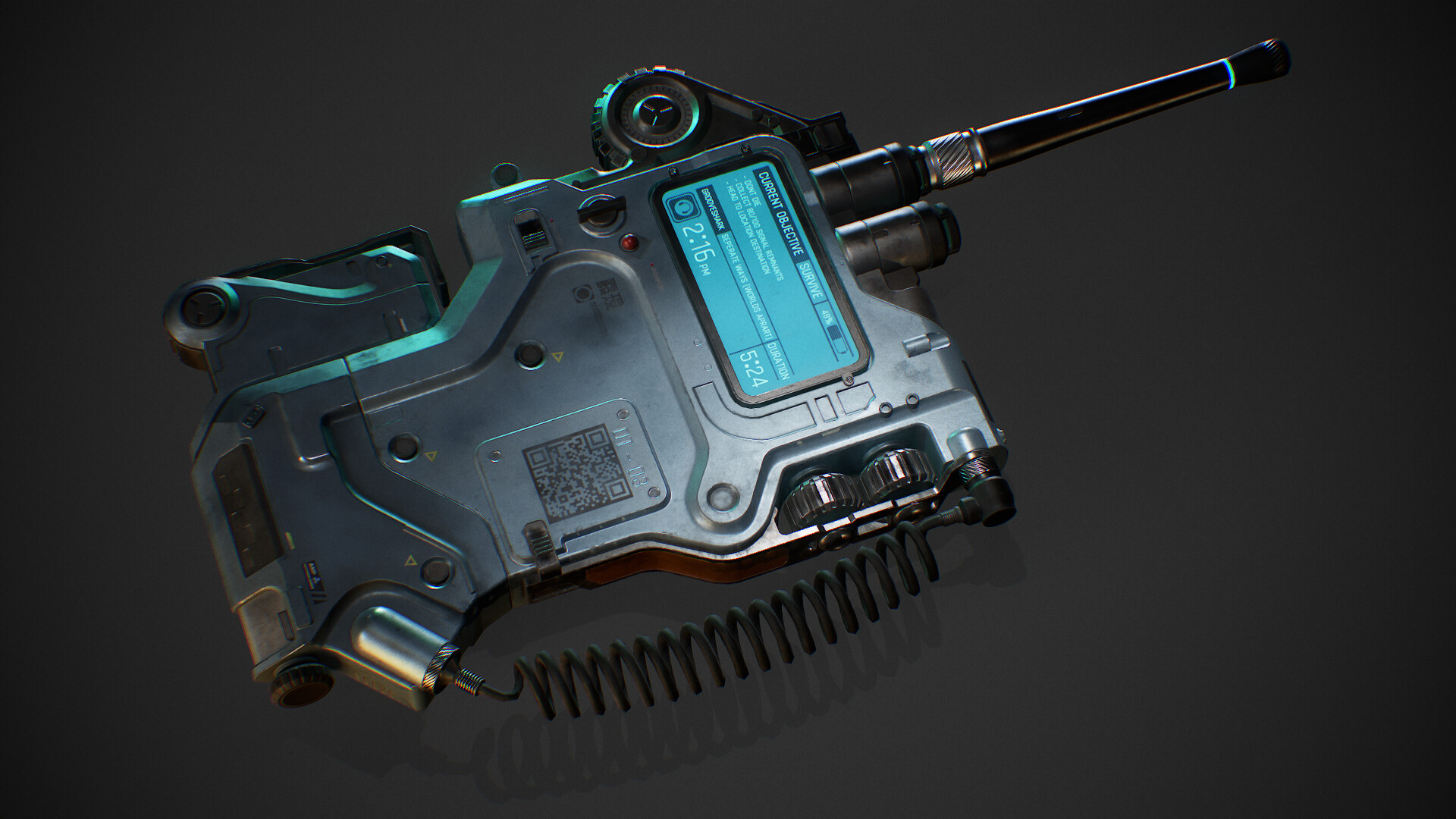 ArtStation - SCI-FI Radio (Electronic Universal Device XT-O3)