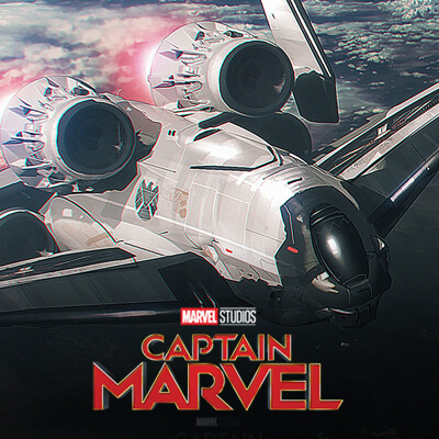ArtStation - Captain Marvel Quadjet Concept Development