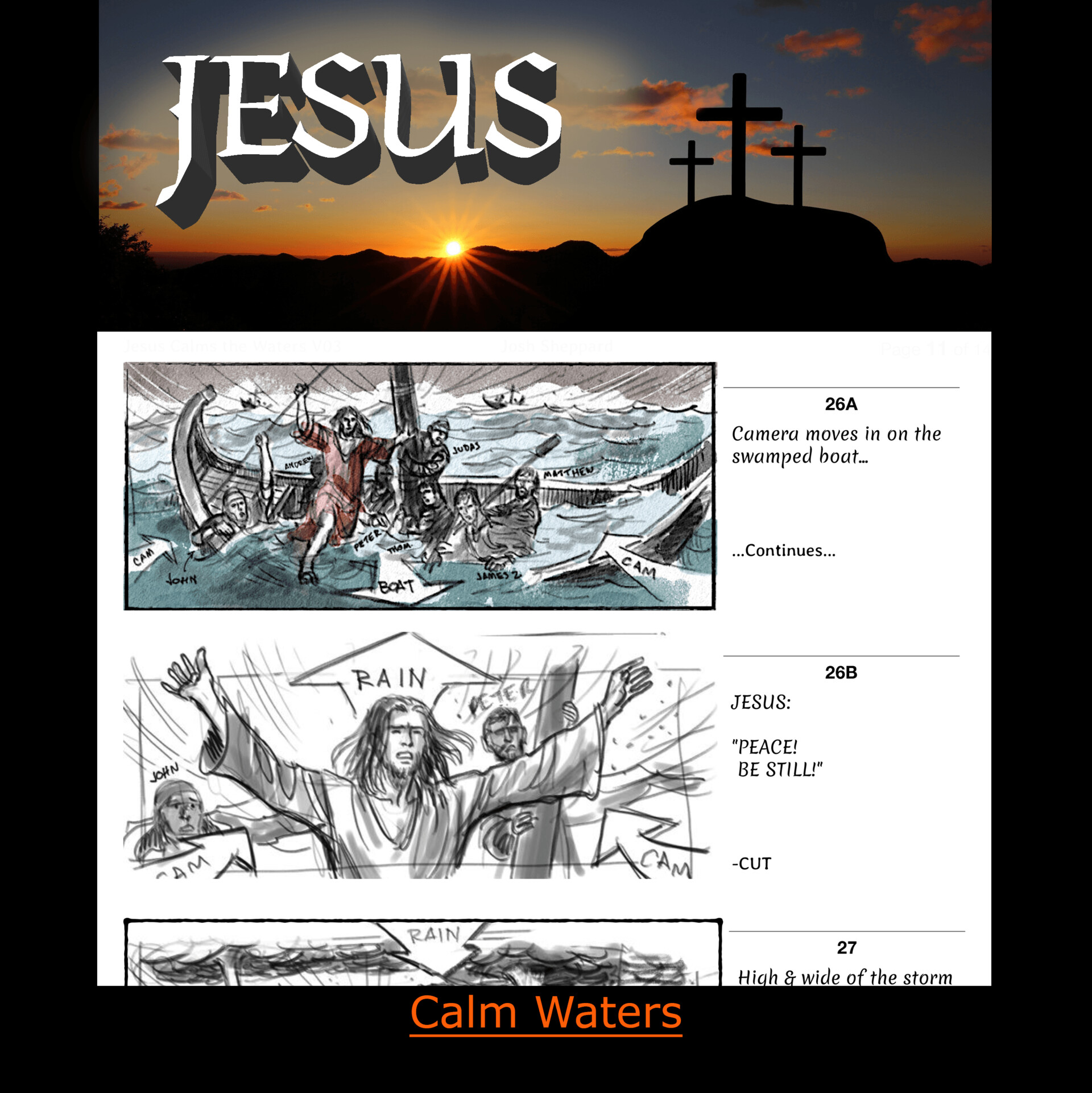 ArtStation - Jesus: Calm Waters