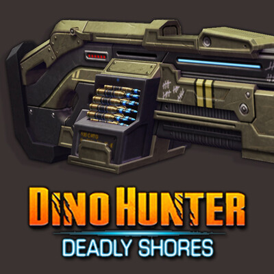 ArtStation - Dino Hunter Weapon - Exotic 013