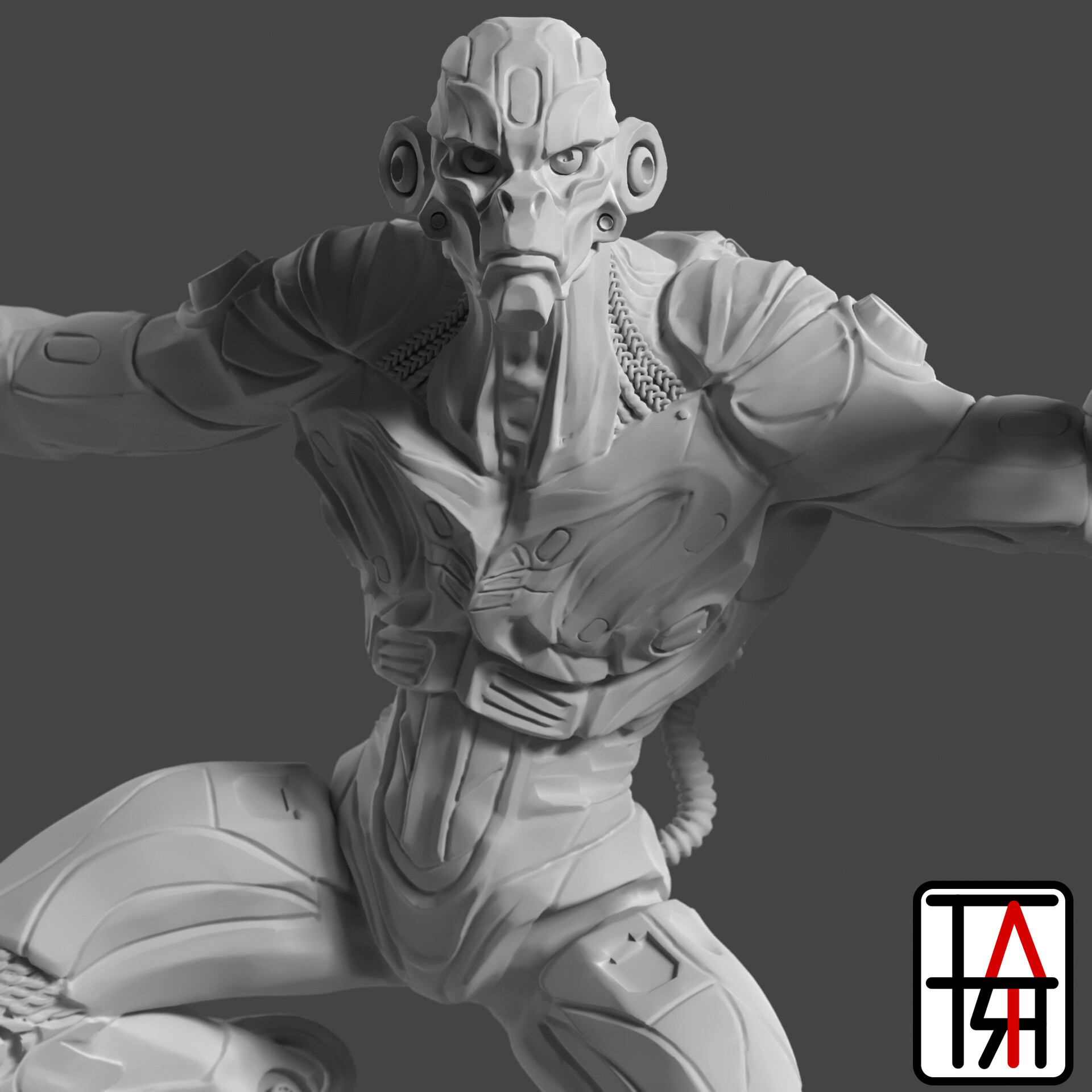 ArtStation - Robot-Monkey : Figurine
