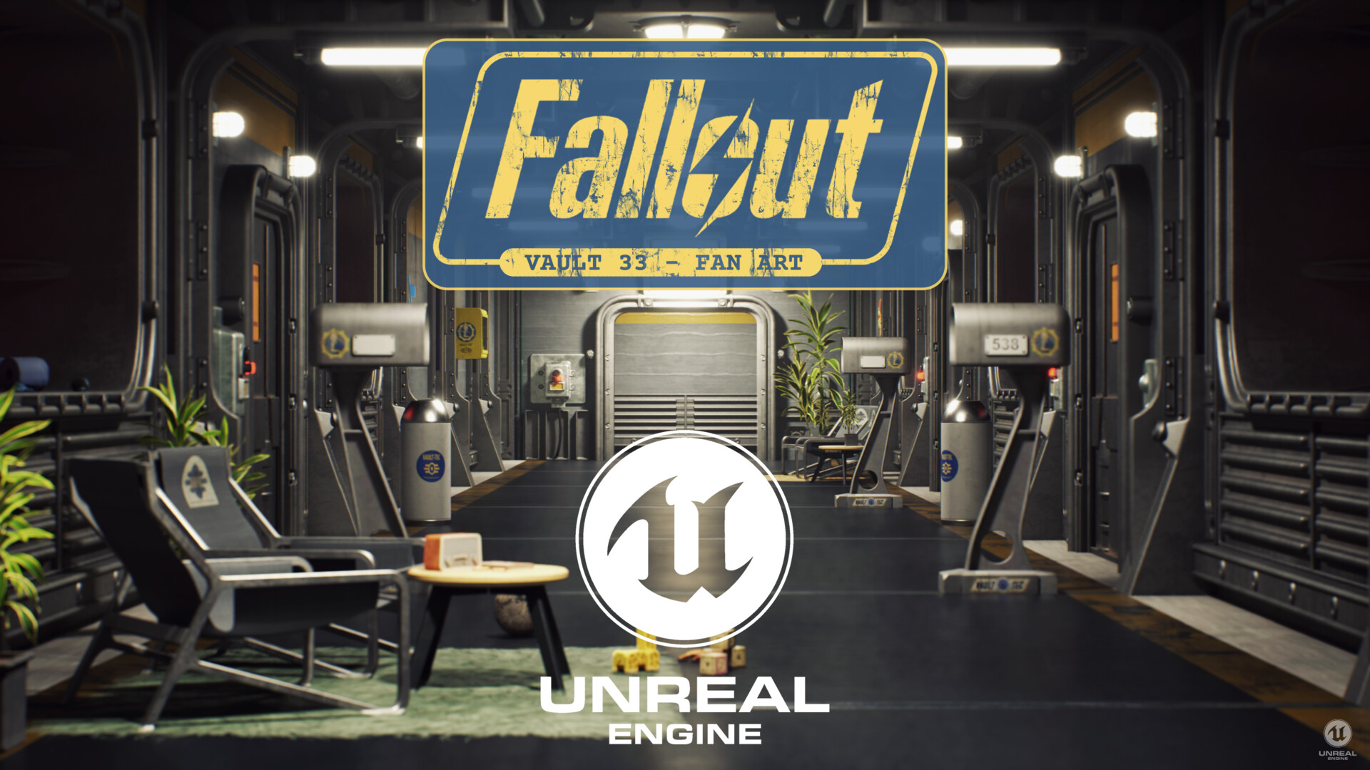 ArtStation - Vault 33 - Fallout Prime Fan Art (UE 5)