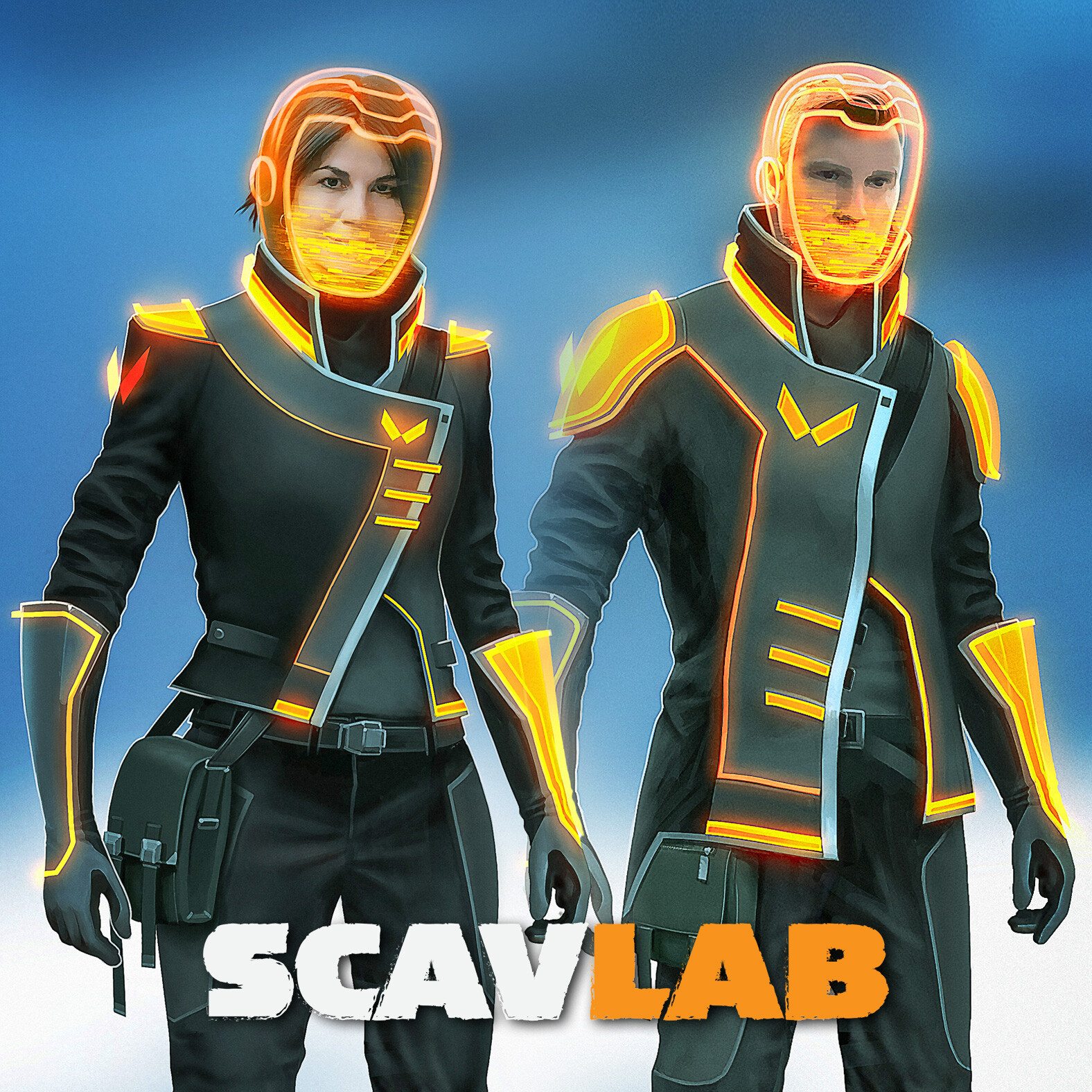 ArtStation - ScavLab - Dev Presenter character concept designs