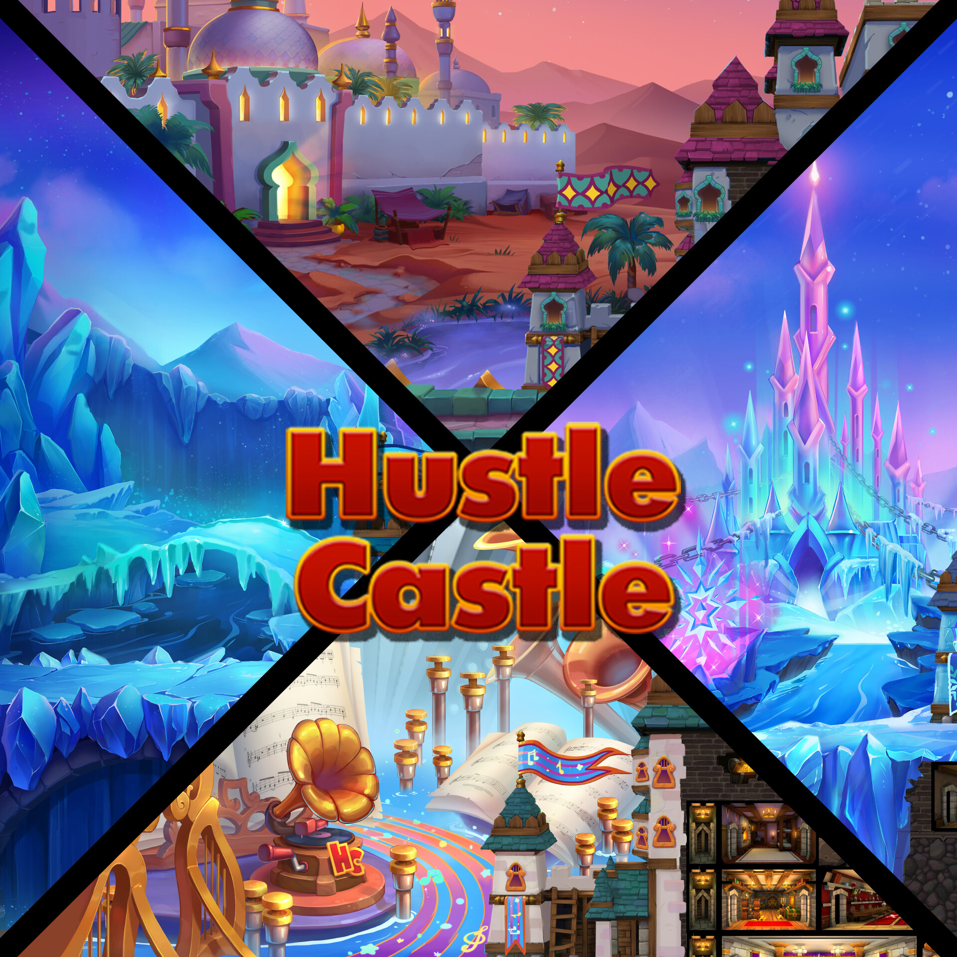 ArtStation - Hastle Castle backgrounds