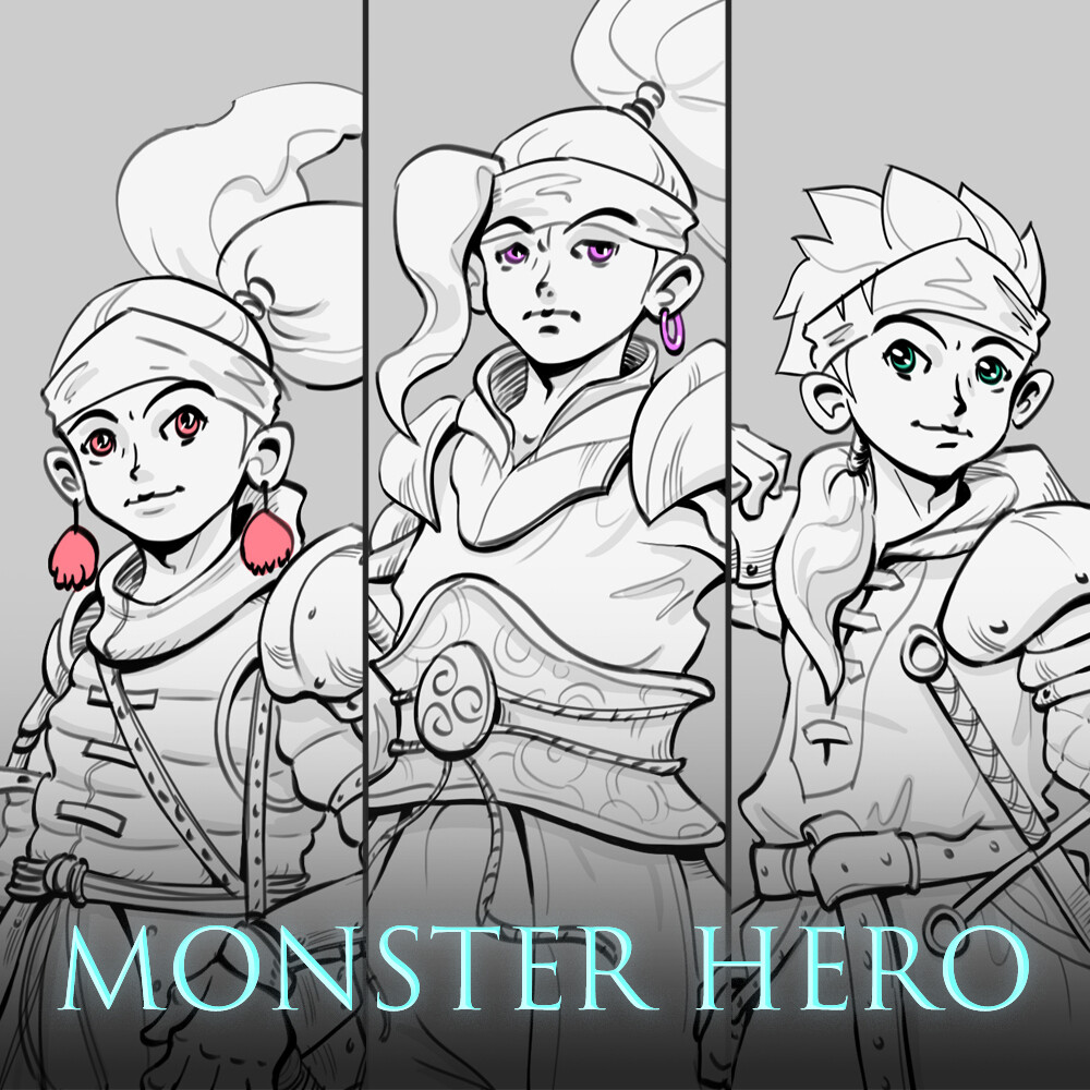 ArtStation - Monster Hero: Alex - Character ReDesign
