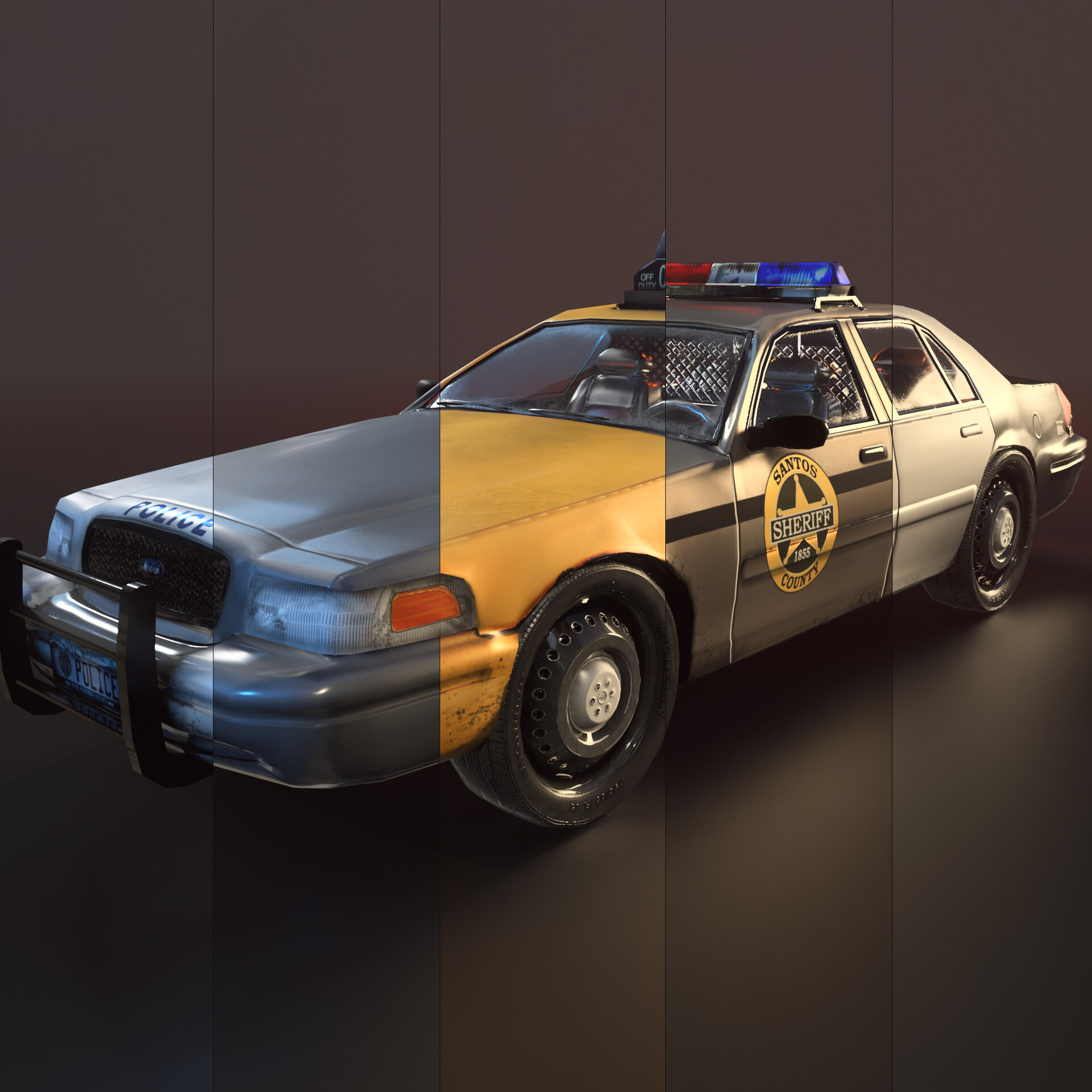 ArtStation - NYPD Sedans