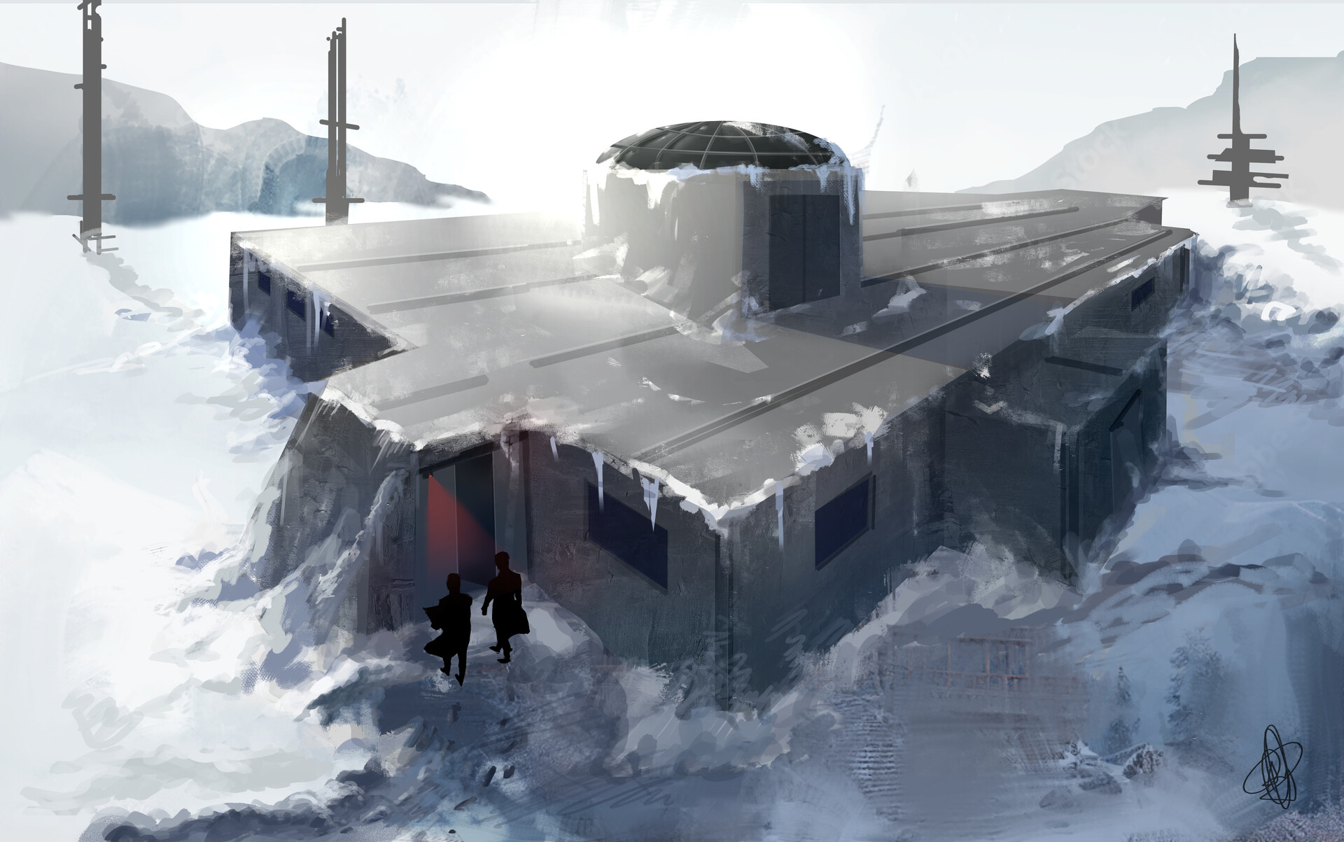 ArtStation - Arctic Lab Concept
