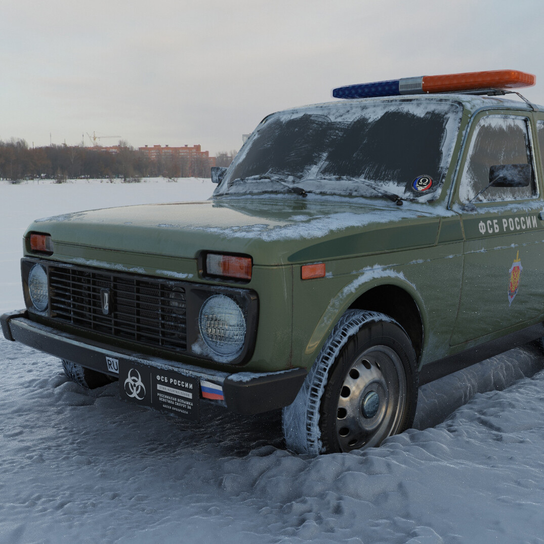 ArtStation - 3D Lada car for film