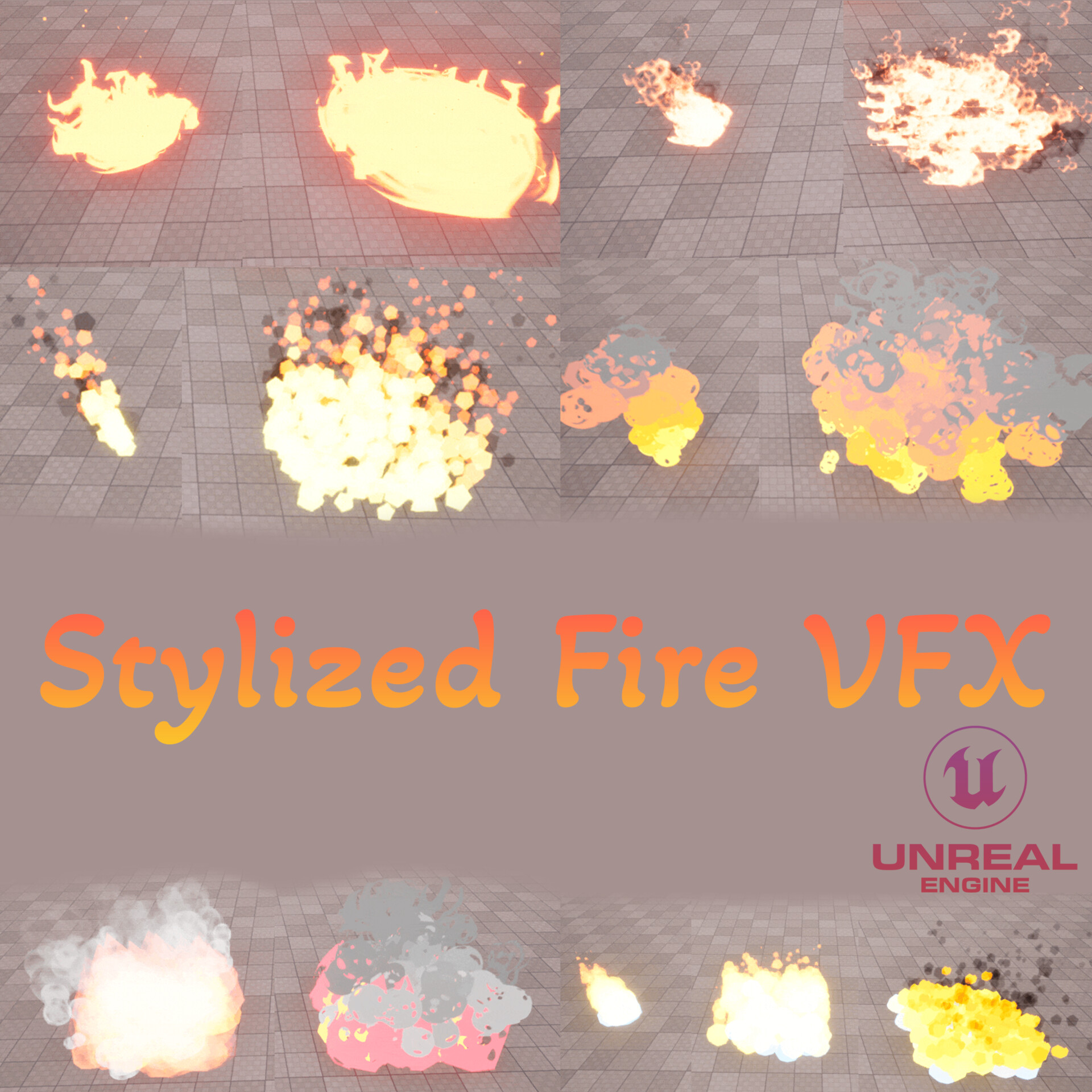ArtStation - Stylized Fire VFX