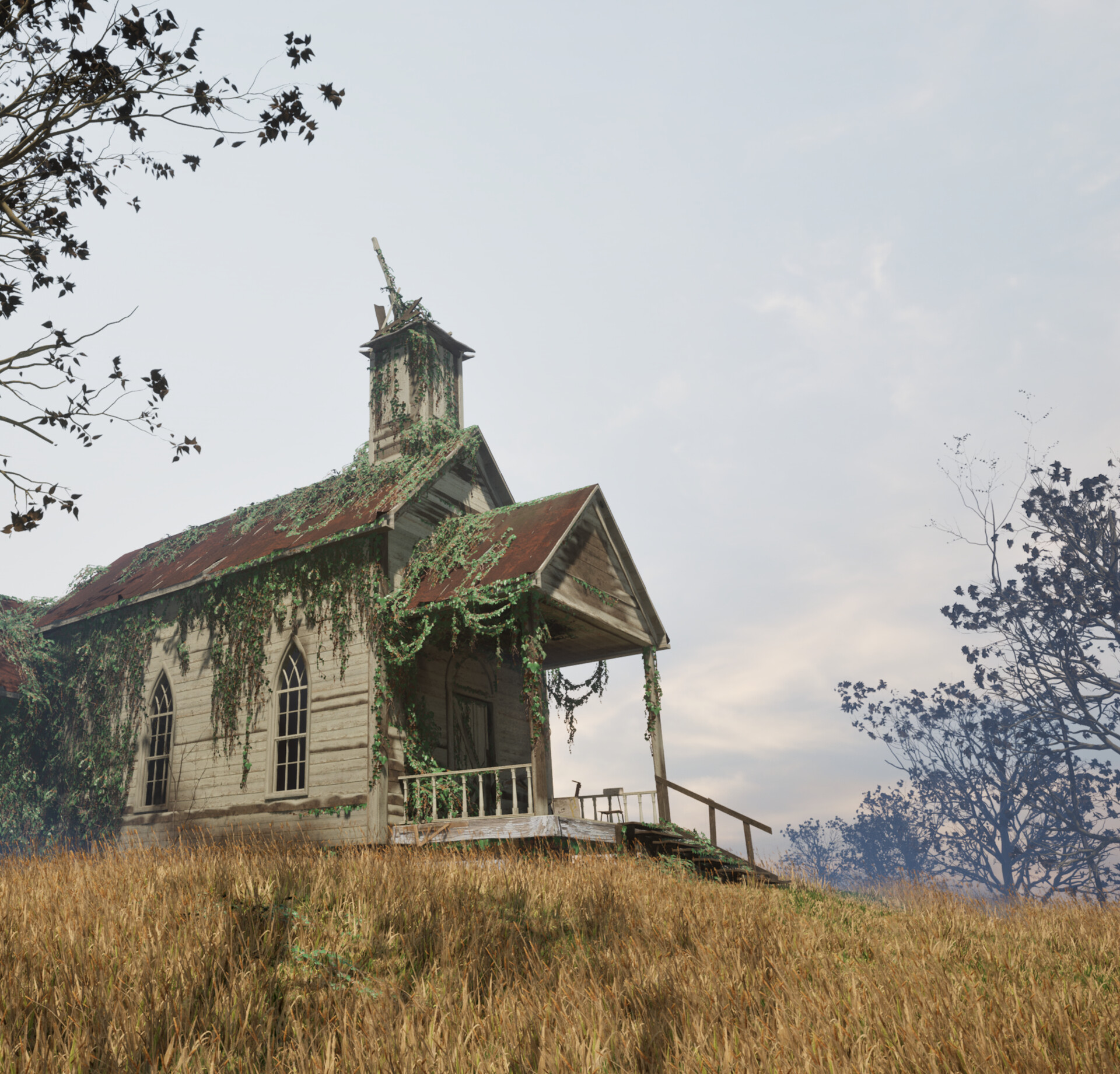 ArtStation - Overgrown Church