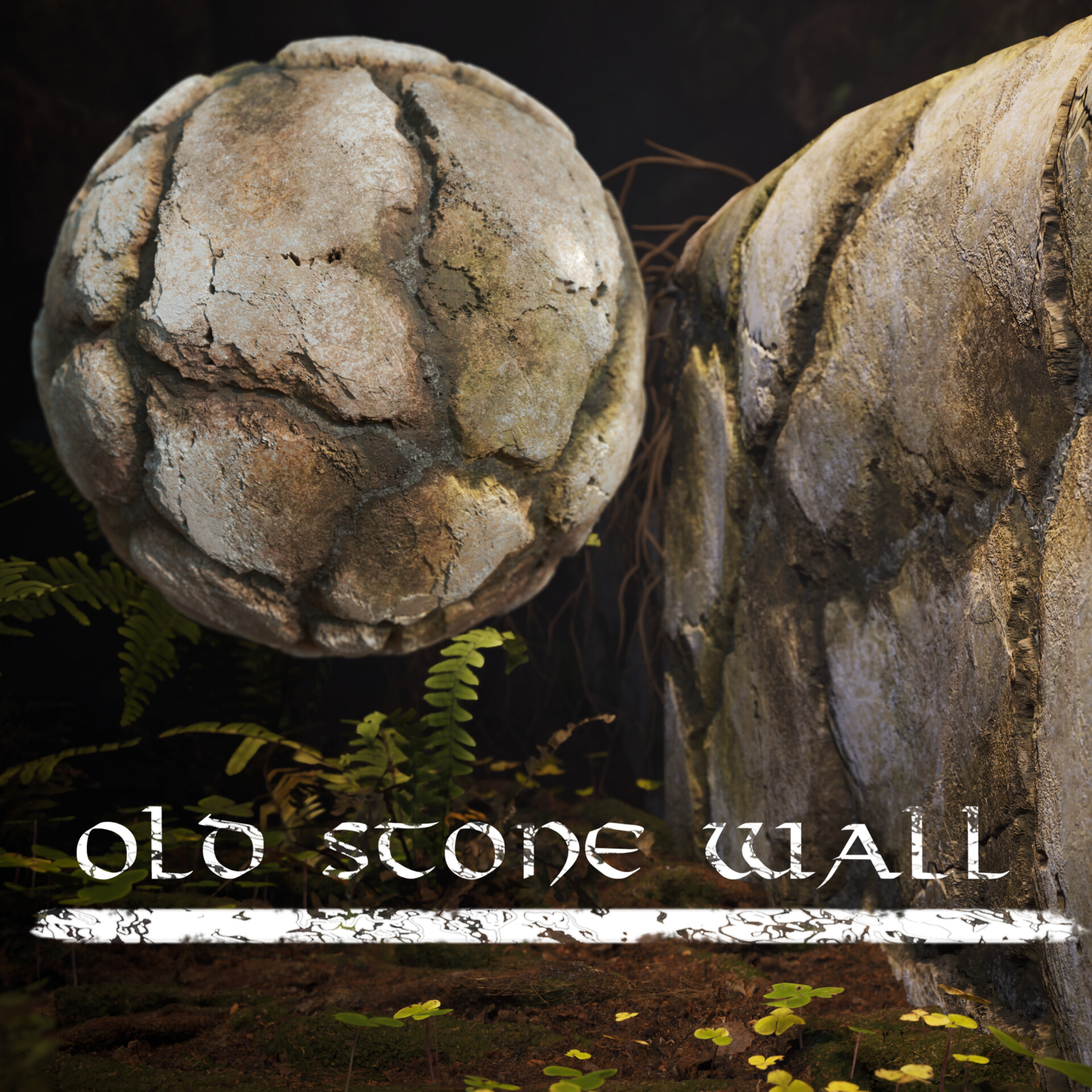 ArtStation - Materials: Old Stone Wall