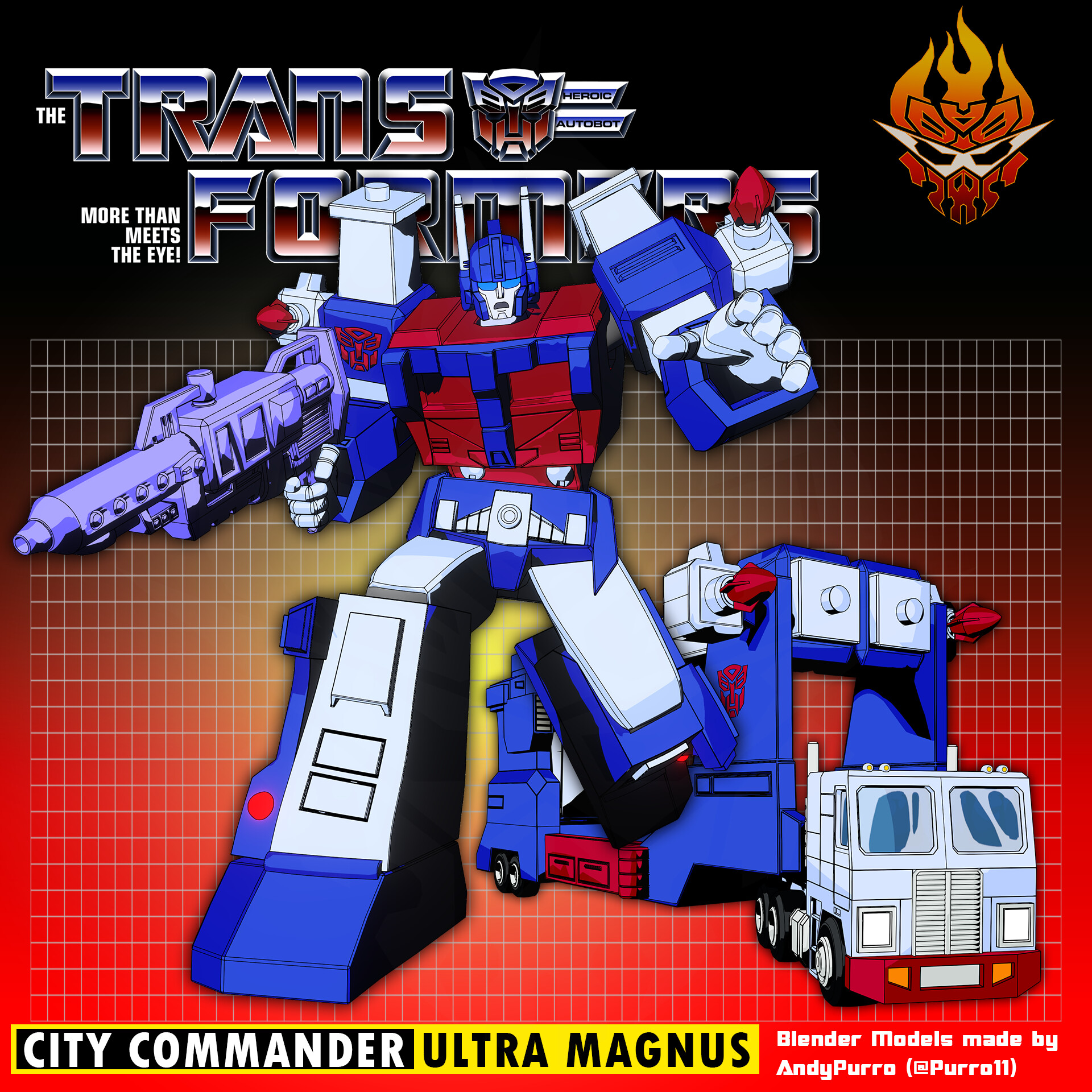 ArtStation - Transformers G1 - Ultra Magnus [Blender Model]