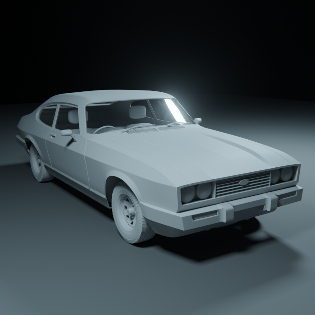 ArtStation - Ford Capri (1979)
