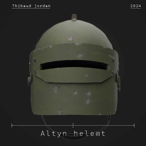 ArtStation - Game-ready Altyn helmet