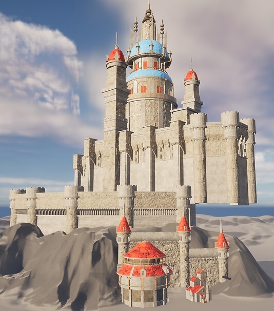 ArtStation - Fantasy Castle