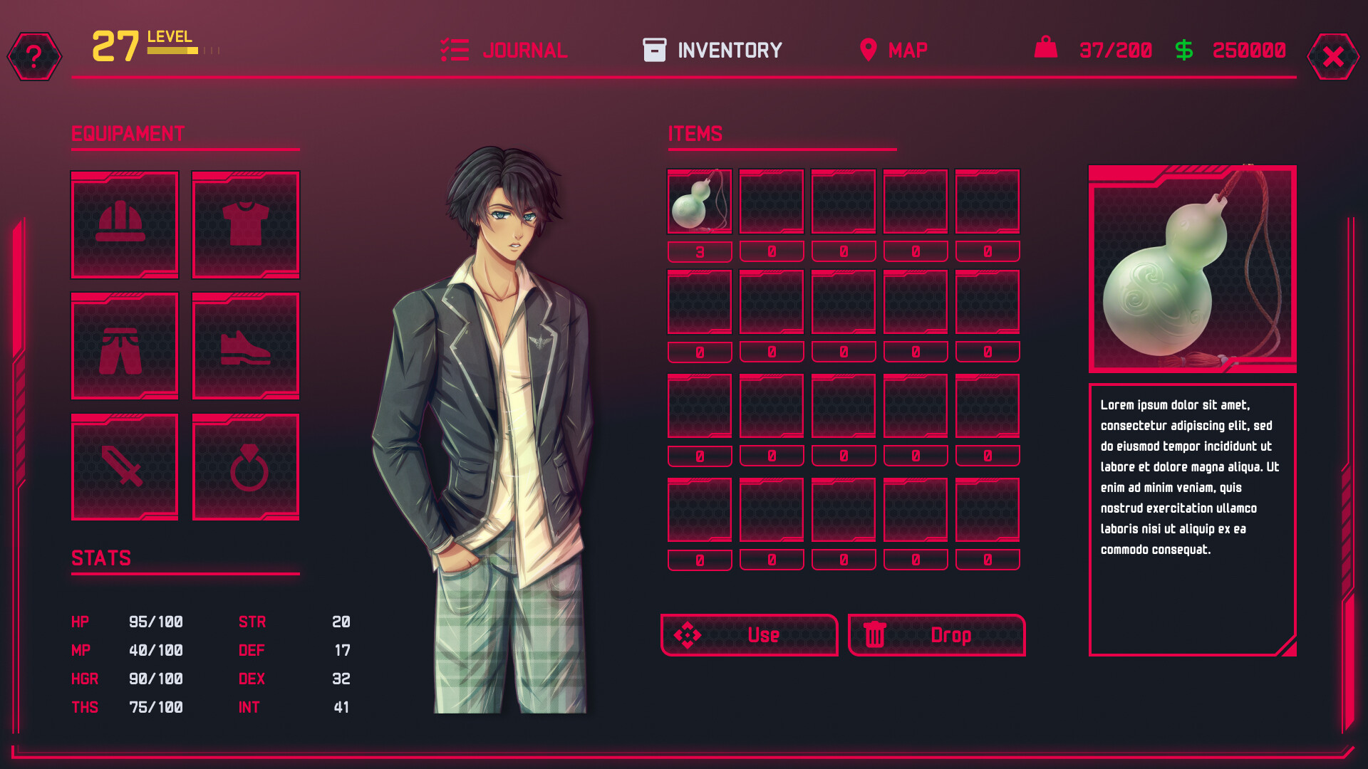 ArtStation - Cybertech Game UI