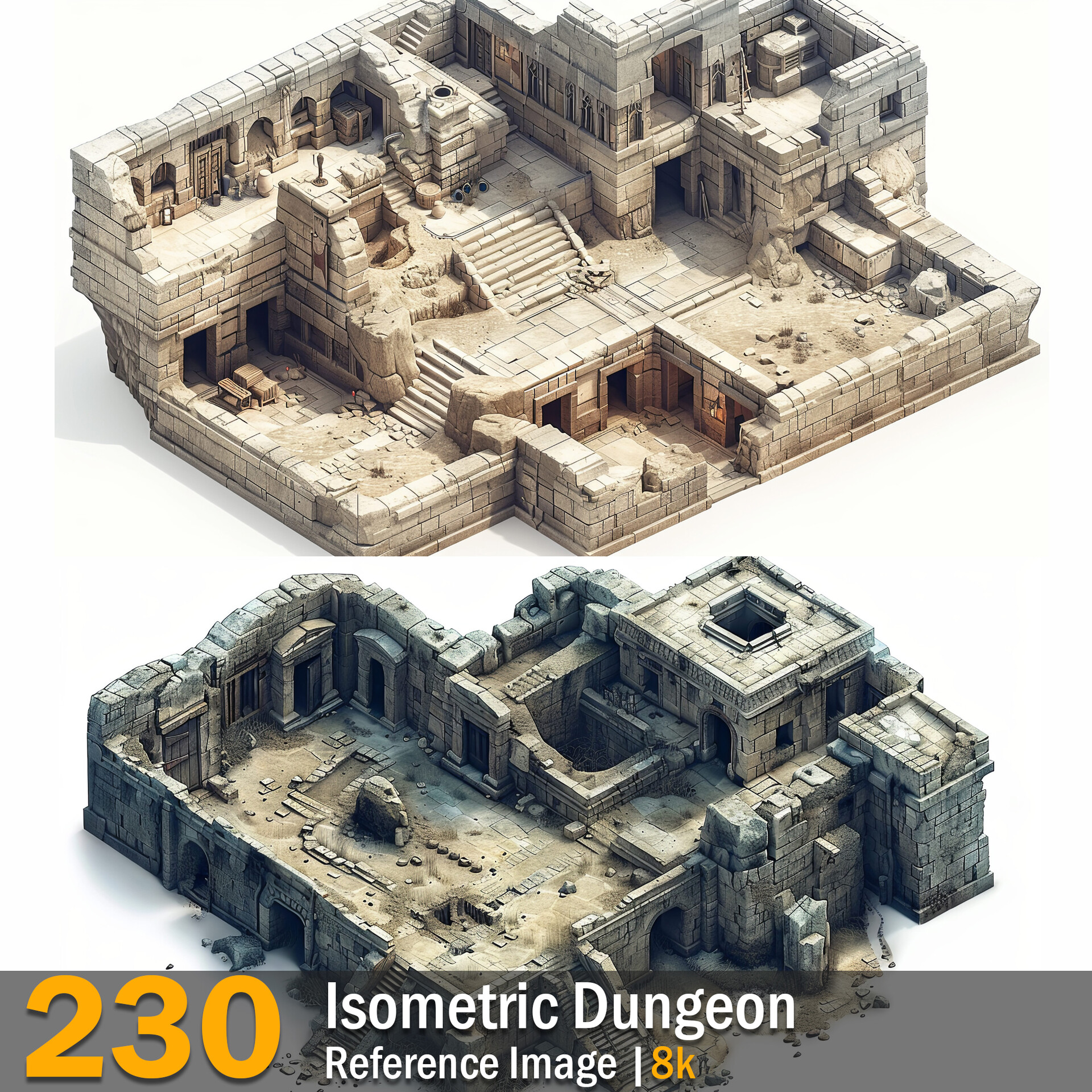 ArtStation - Isometric Dungeon | Reference Images | 8k