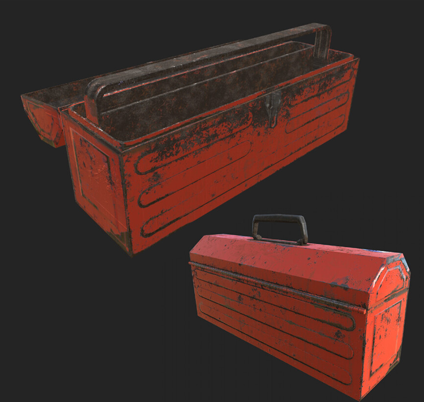 ArtStation - Rusty Ol' Toolbox
