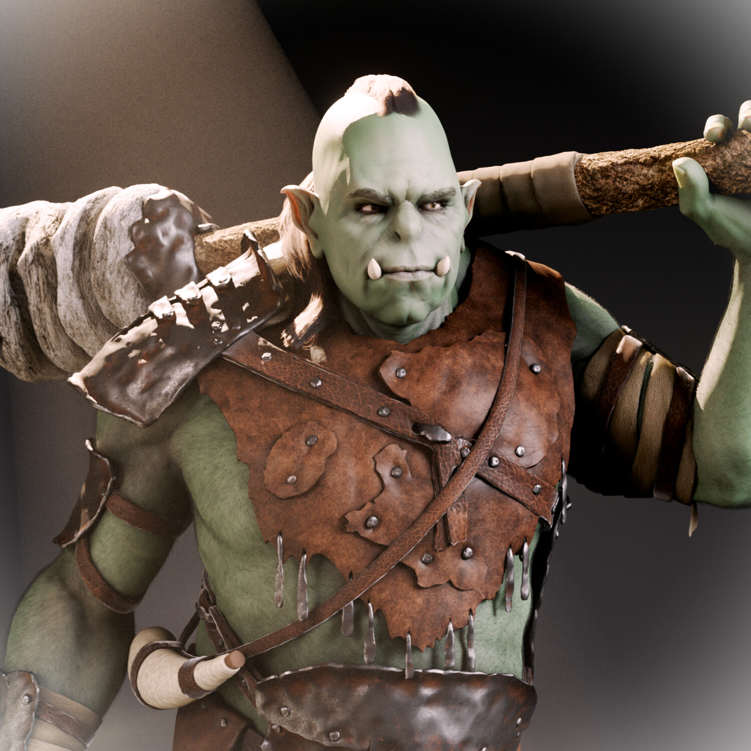 ArtStation - Orc Character Miniature/ Render