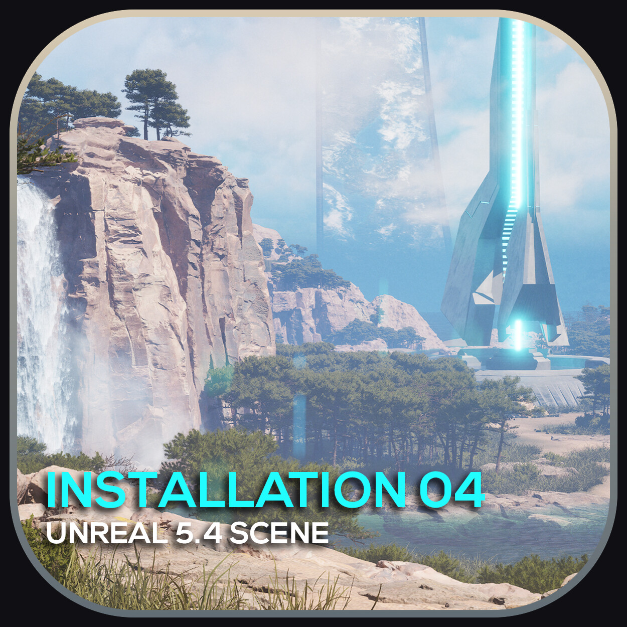 ArtStation - Installation 04 ( Halo ) - Unreal 5.4 Scene