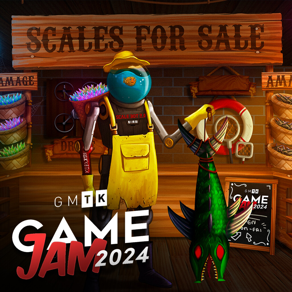 ArtStation - Scales for Sale - Game Jam 2024 - 4 Days