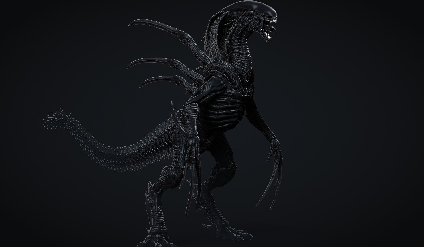ArtStation - Xenomorph - therizinosaurus