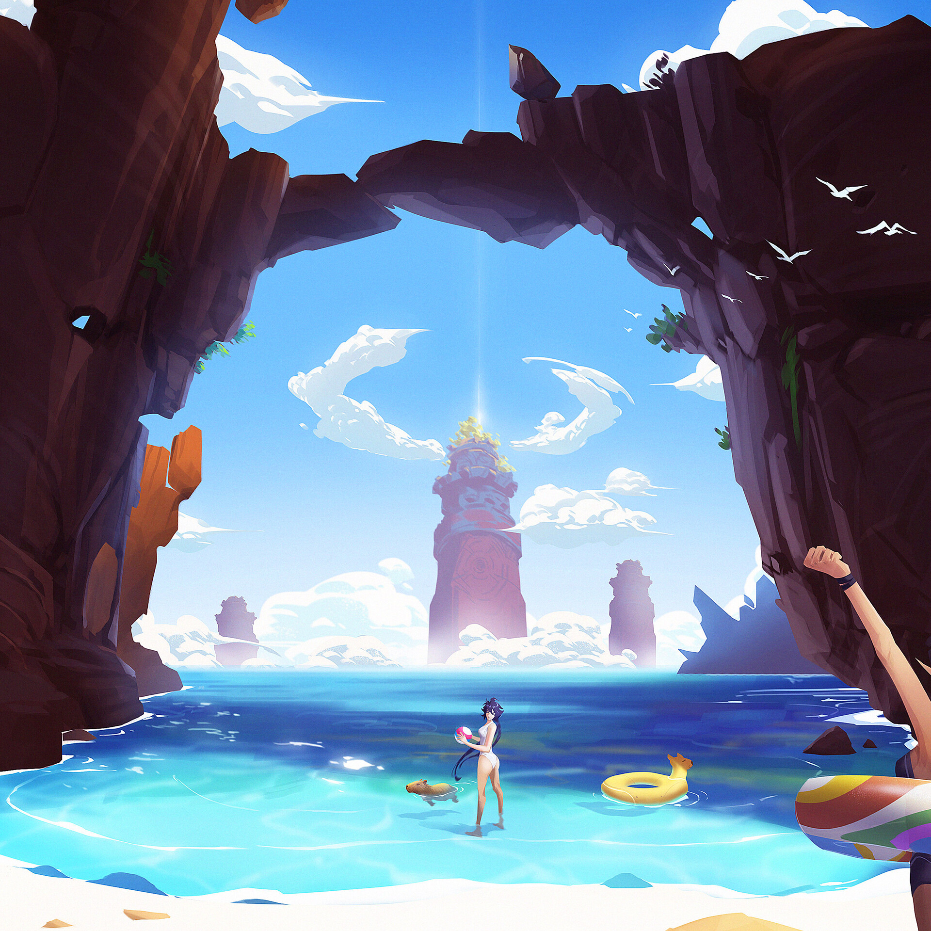 ArtStation - summer time~FIA