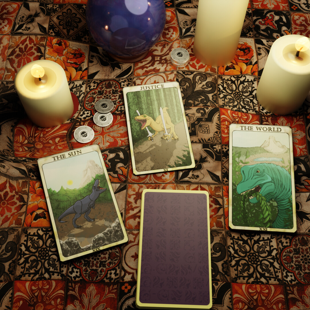 ArtStation - Designing Tarot cards - Illustration, 3D modeling and ...