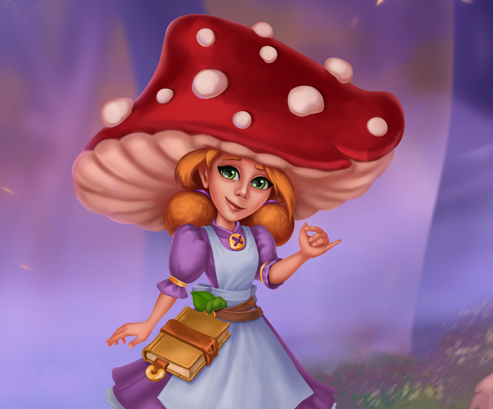 ArtStation - The little treefolk-girl