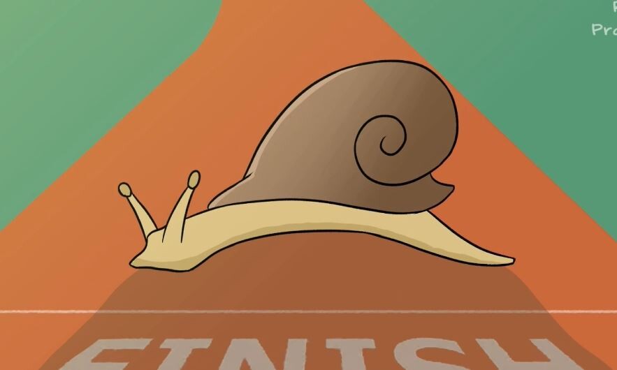 ArtStation - Snail Crossing the Finish Line (contest entry)