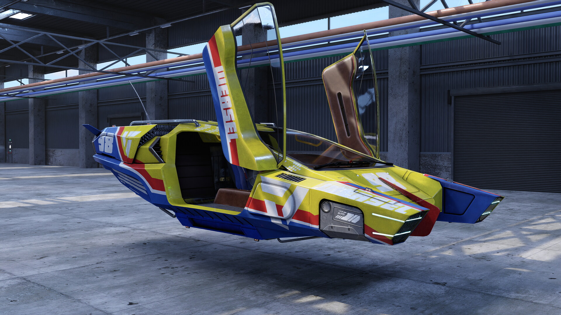 ArtStation - Hover Racer - MAD MAX car paint