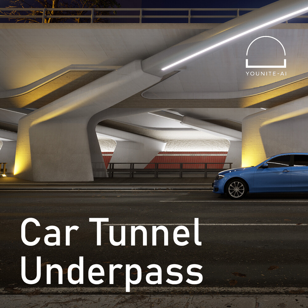 ArtStation - Car Tunnel/Underpass Environment
