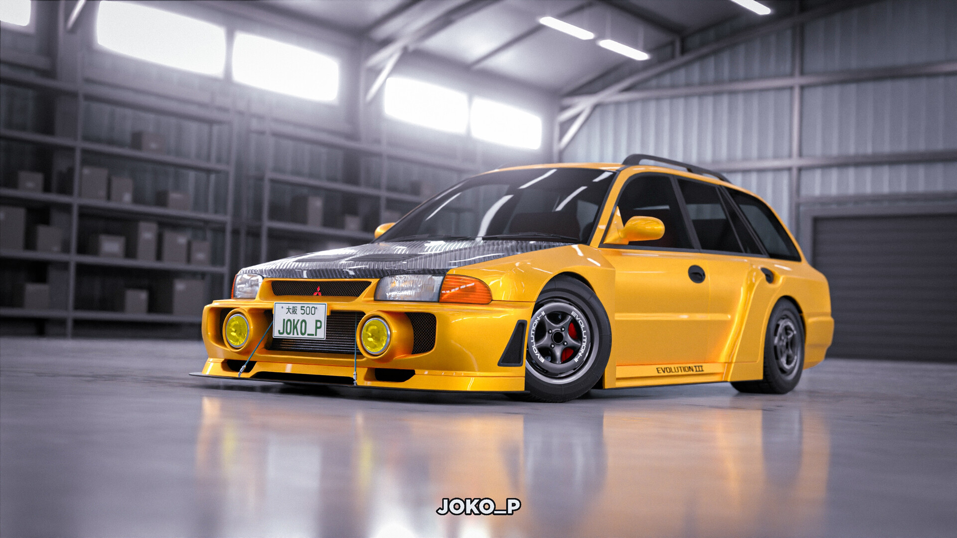 ArtStation - Widebody Mitsubishi Libero GT