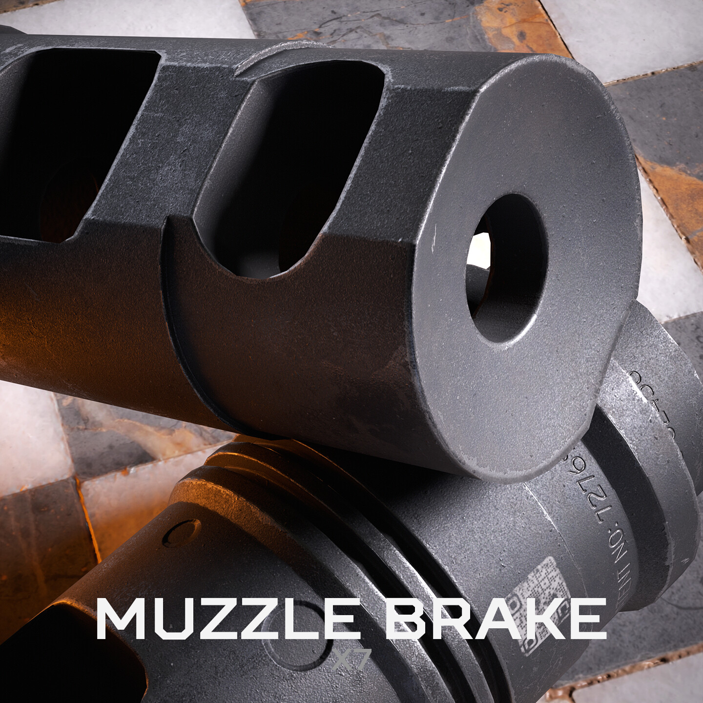 ArtStation - Muzzle Brake Set
