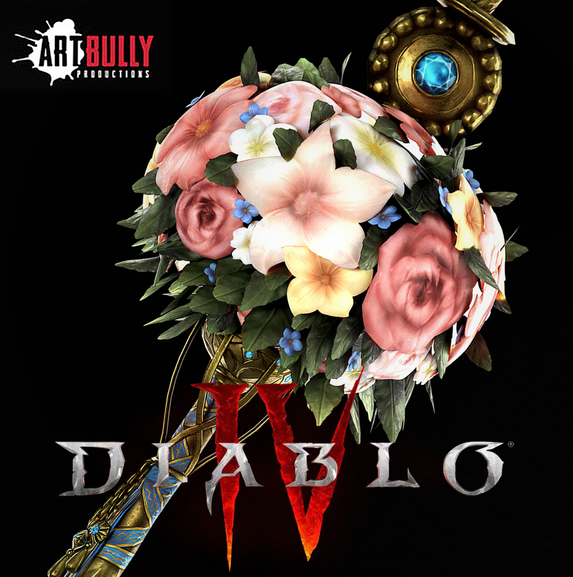 ArtStation - Diablo IV - Little Lady trophy - Maypole Bouquet