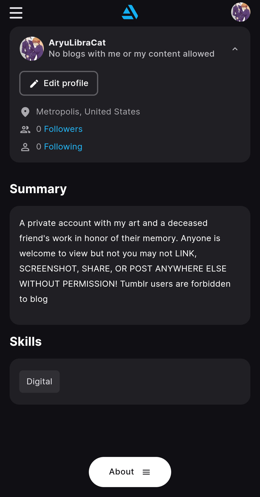 ArtStation - Screenshot reminder