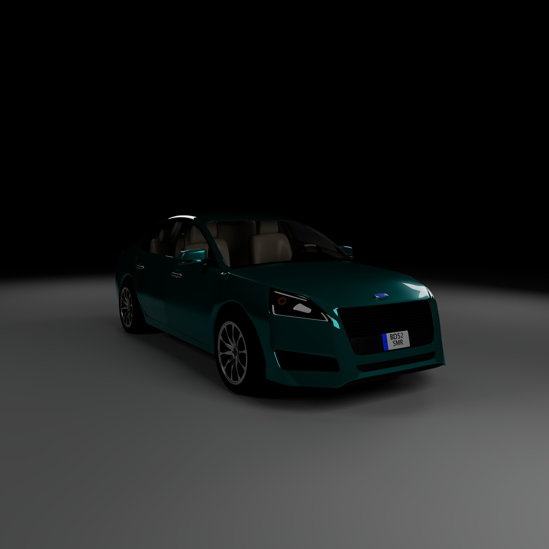 ArtStation - CAR 3D MODEL IN MAYA