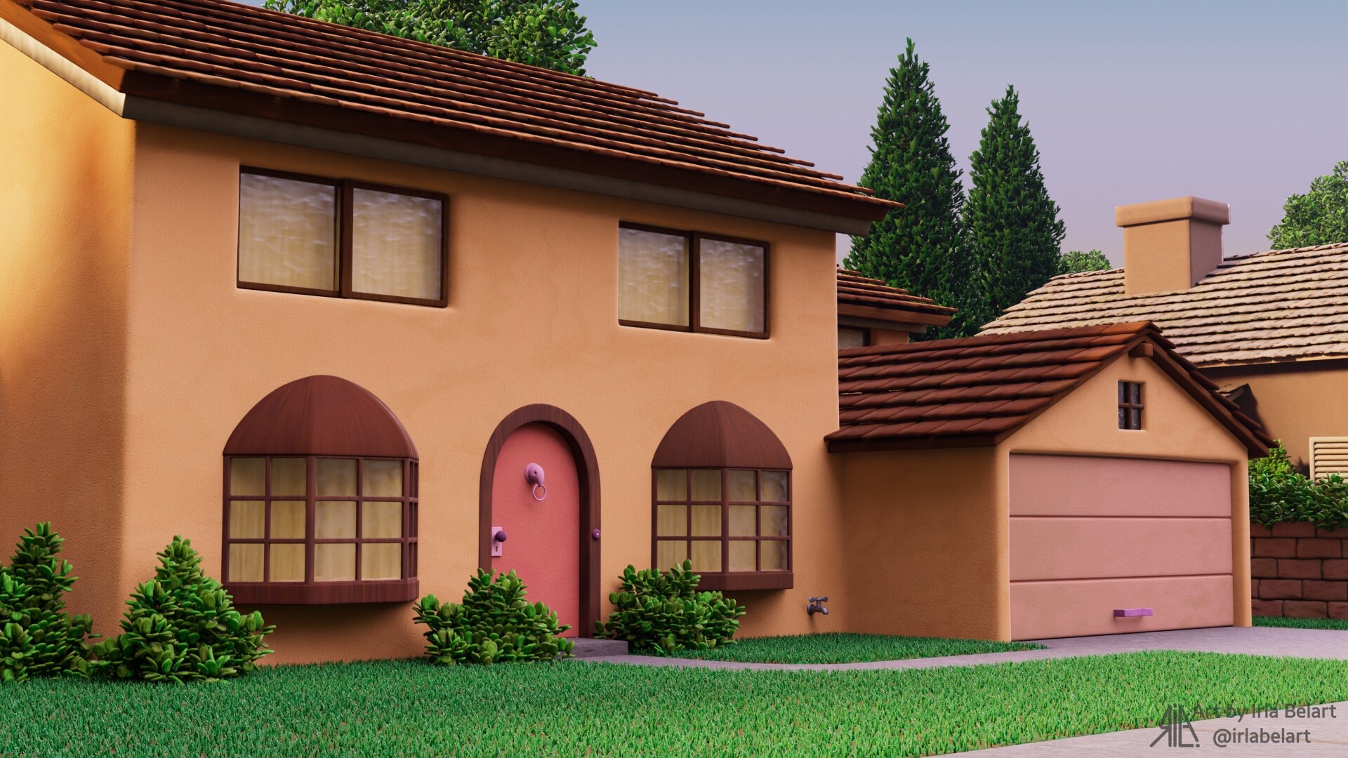 ArtStation - Simpsons House