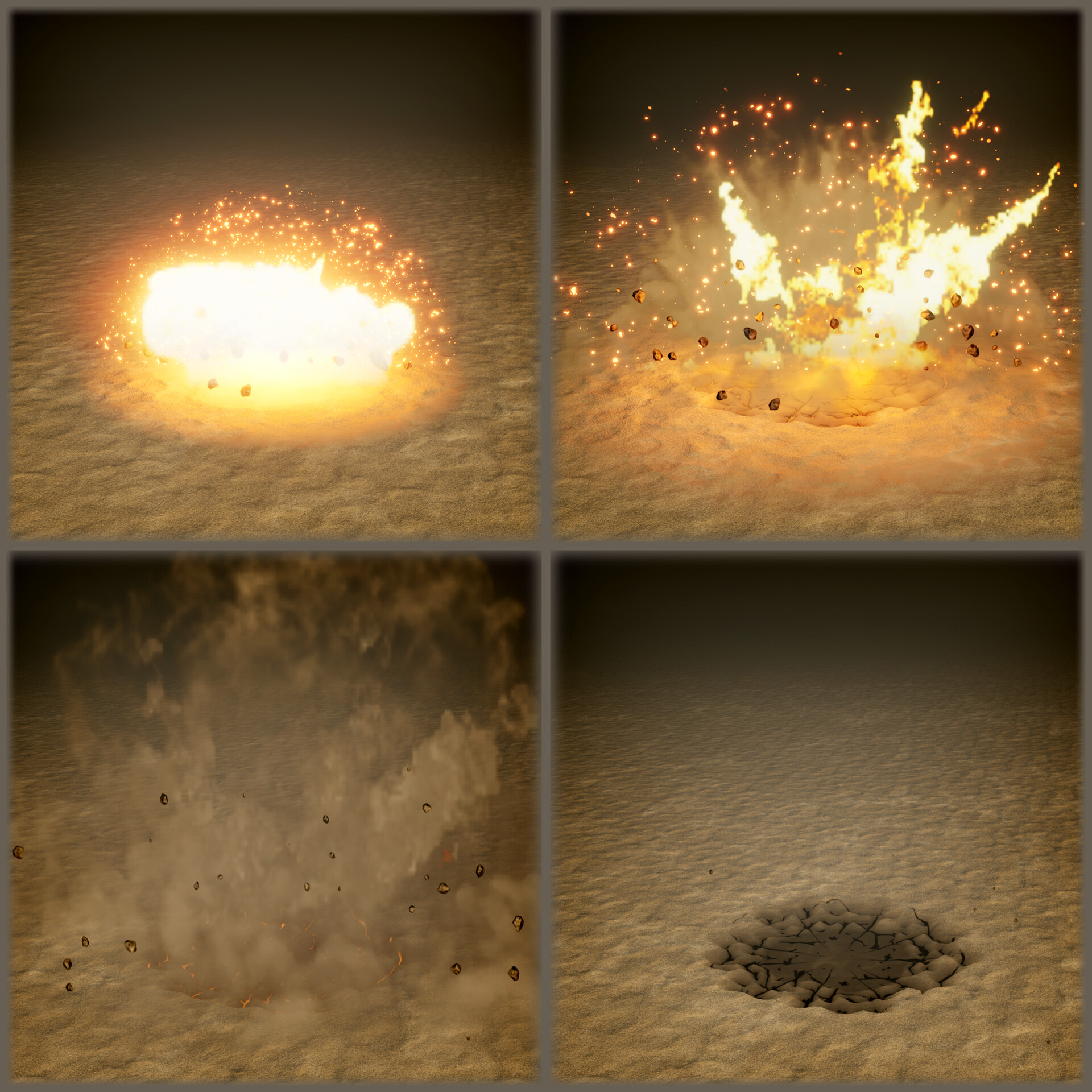 ArtStation - Sand Explosion