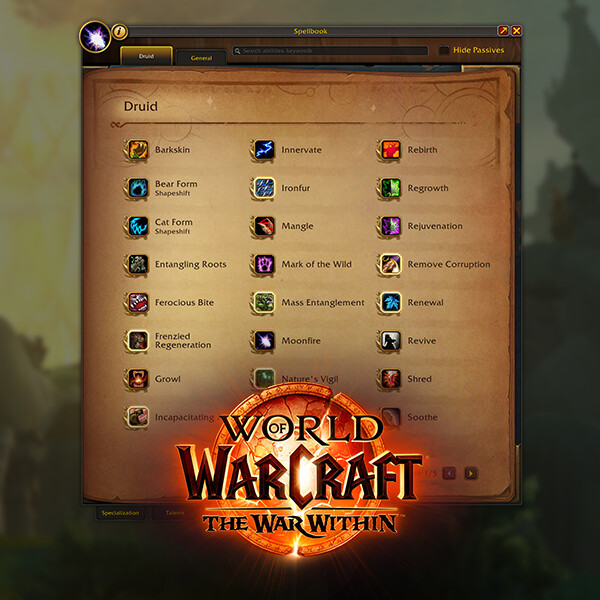 ArtStation - World of Warcraft - Spellbook Revamp