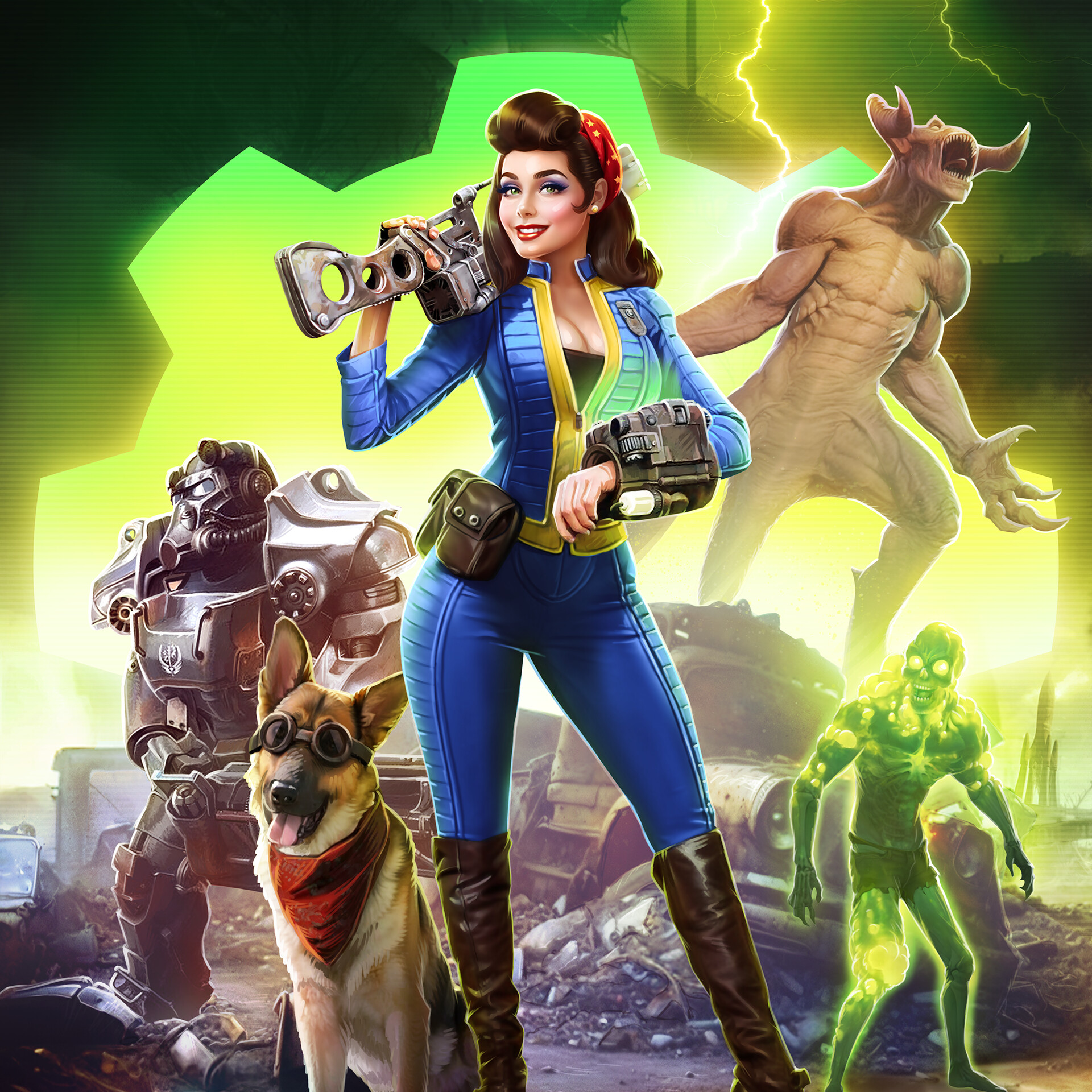 ArtStation - Fallout - Green Gear