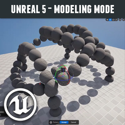 ArtStation - Procedural Modeling in Unreal 5 - Modeling Mode