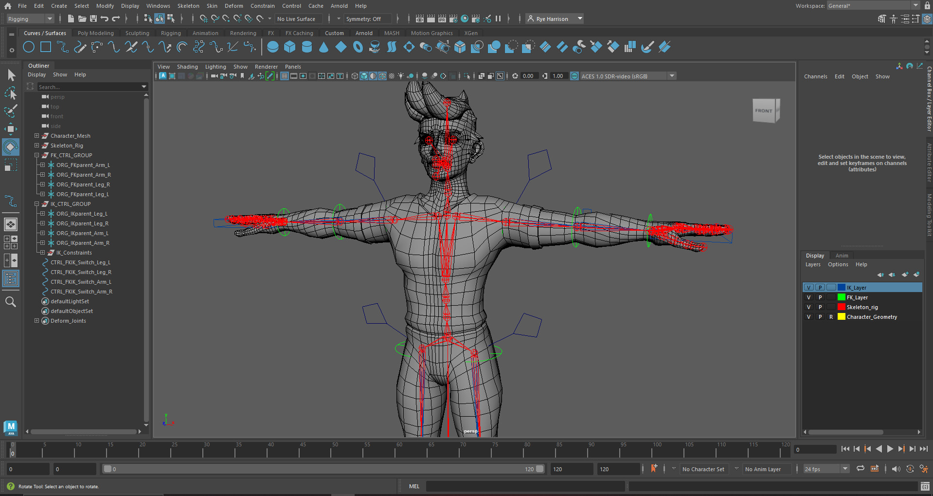 ArtStation - Male Rig (In Progress)
