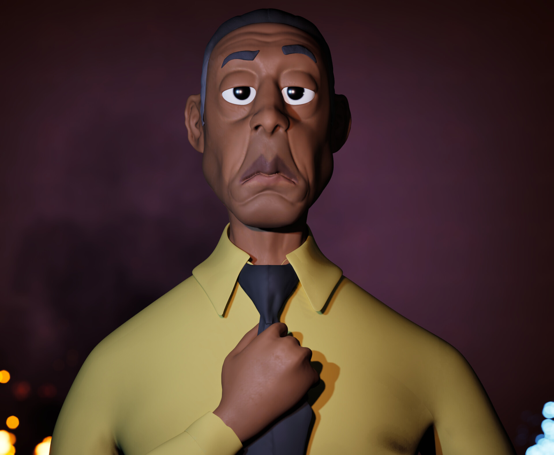 ArtStation - Gus fring breaking bad stylized