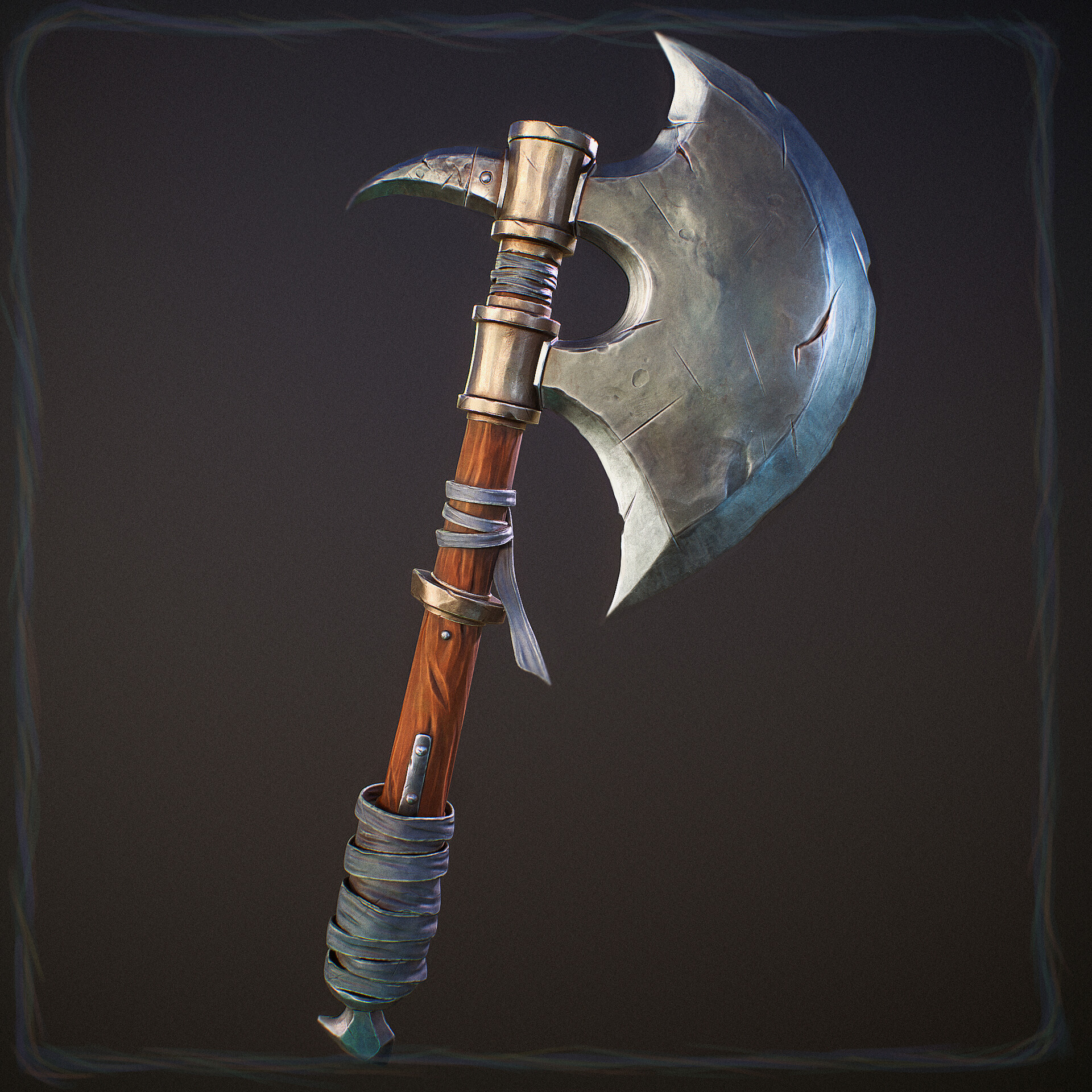 ArtStation - Emerald Stylized Axe