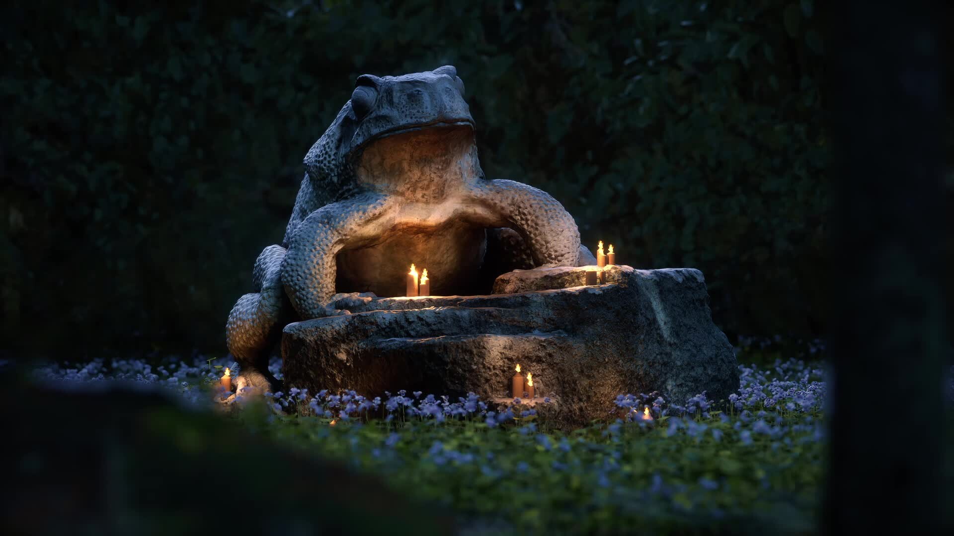 ArtStation - Wise Frog Statue - Photogrammetry