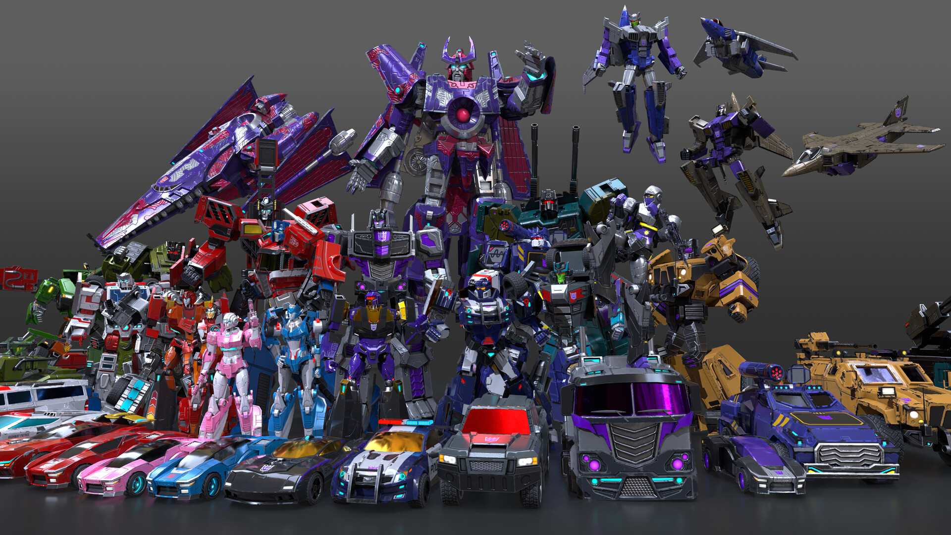 ArtStation - Transformers Group Shot