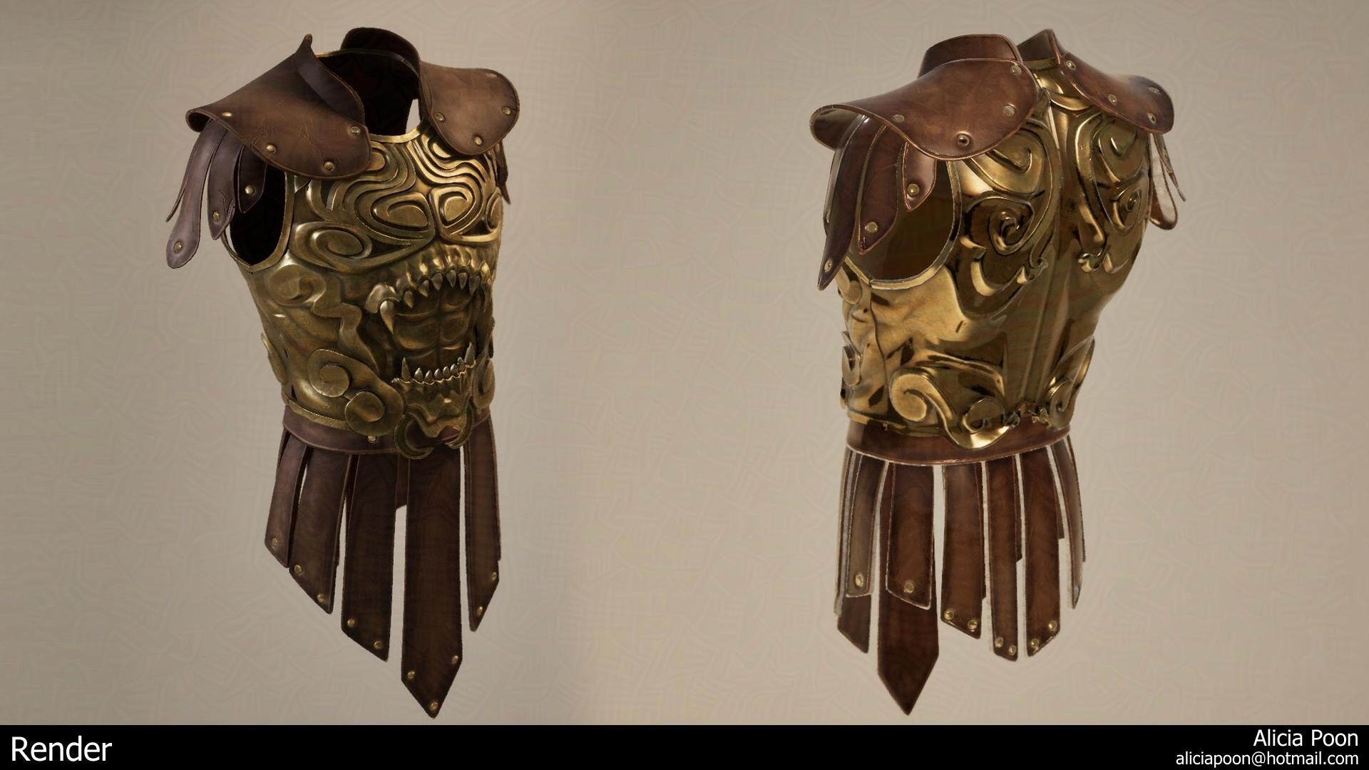 ArtStation - The Armor of Achilles